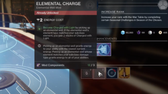 Destiny 2: How To Get Elemental Charge Mod - Giga Screens