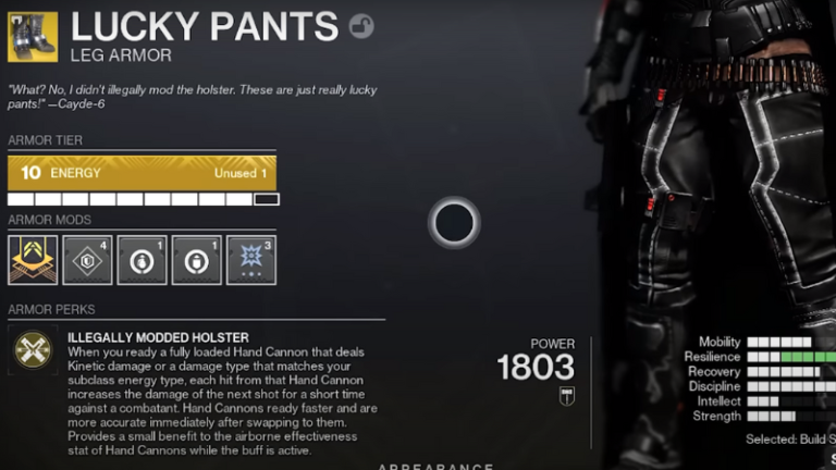 Destiny 2: What Is Lucky Pants and How To Get Them - Giga Screens