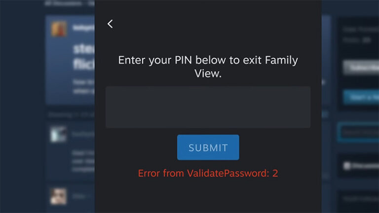 How To Fix Steam Error From Validate Password 2 - Giga Screens